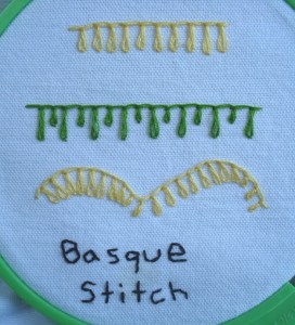 Week 29 Basque Stitch | Eclectic Lamb