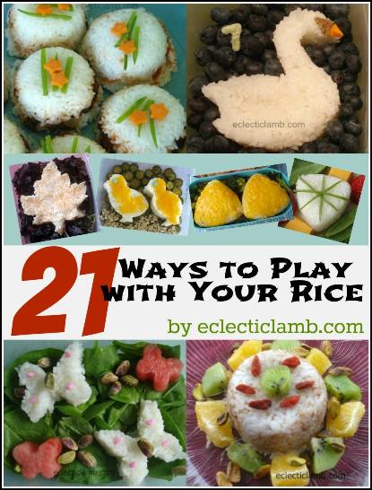 21 Ways to Play with Your Rice | Eclectic Lamb