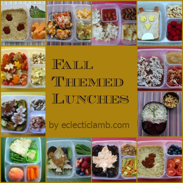 13 Fall Themed Lunches | Eclectic Lamb