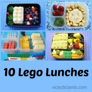 10 Lego Bento Lunches | Eclectic Lamb