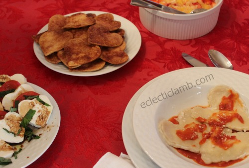 Heart Shaped Valentine Dinner | Eclectic Lamb